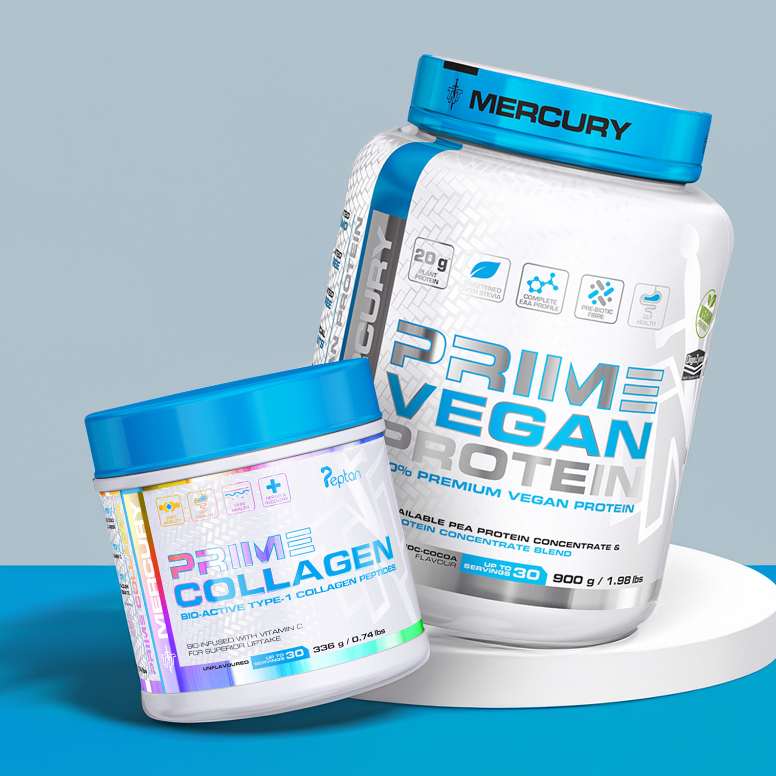 22% off on 2-Piece Vegan Protein and Collagen | OneDayOnly