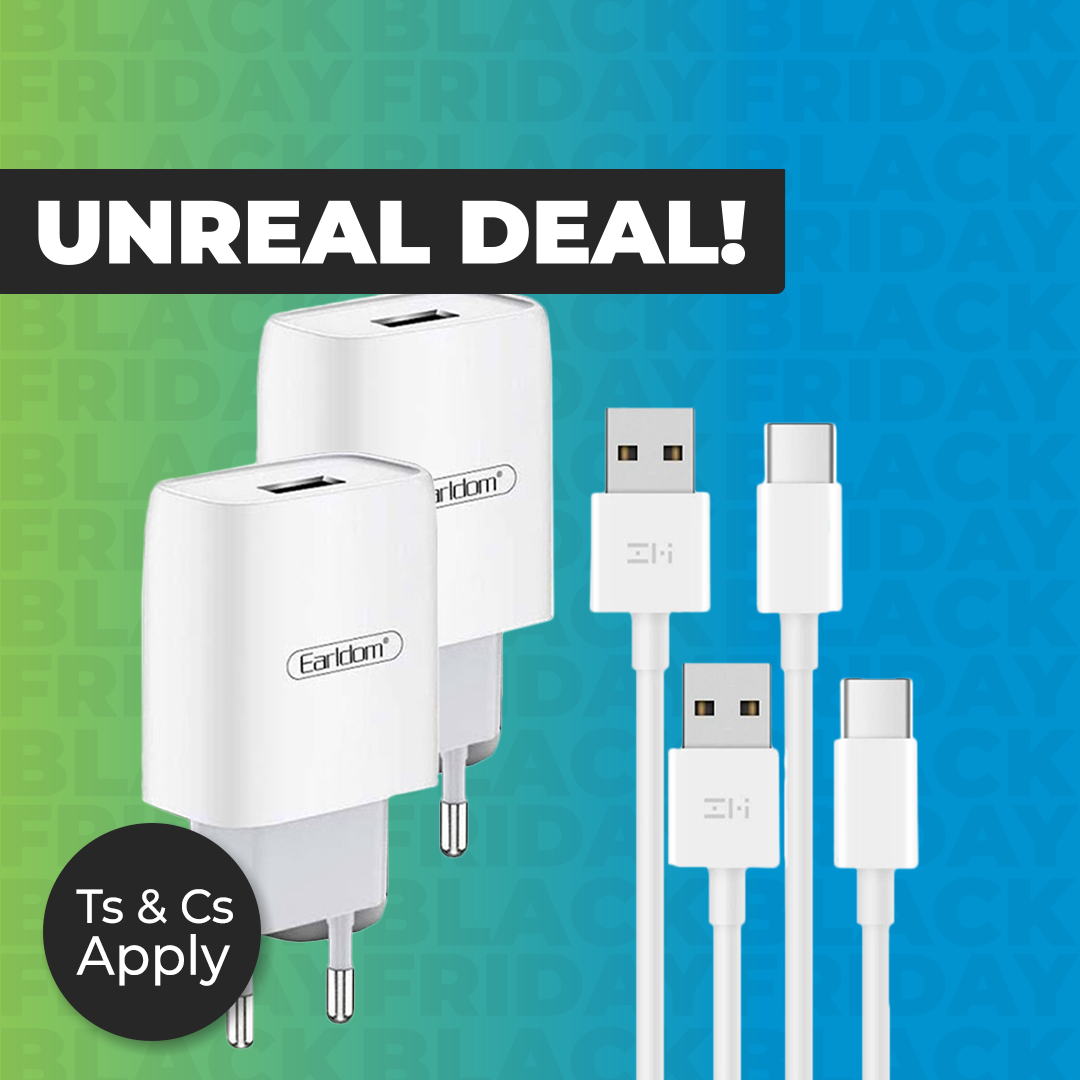 100% off on 2x Charging Blocks & Charge Cables | OneDayOnly