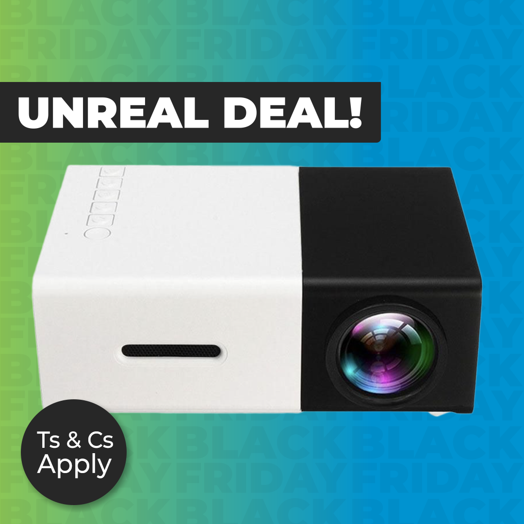 80% off on Andowl Mini Portable LED Projector | OneDayOnly