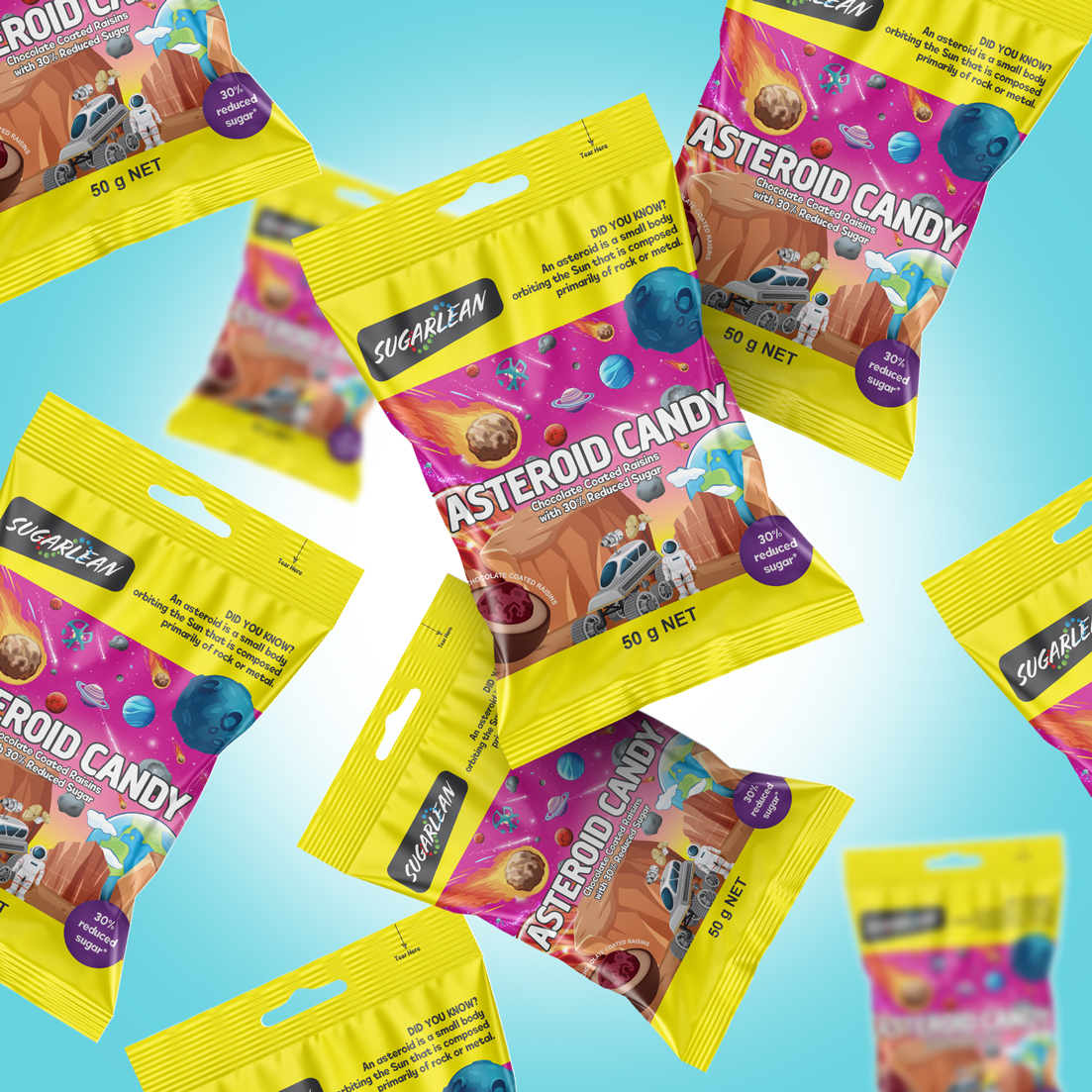 34% off on Sugarlean 12x 50g Asteroid Candies | OneDayOnly