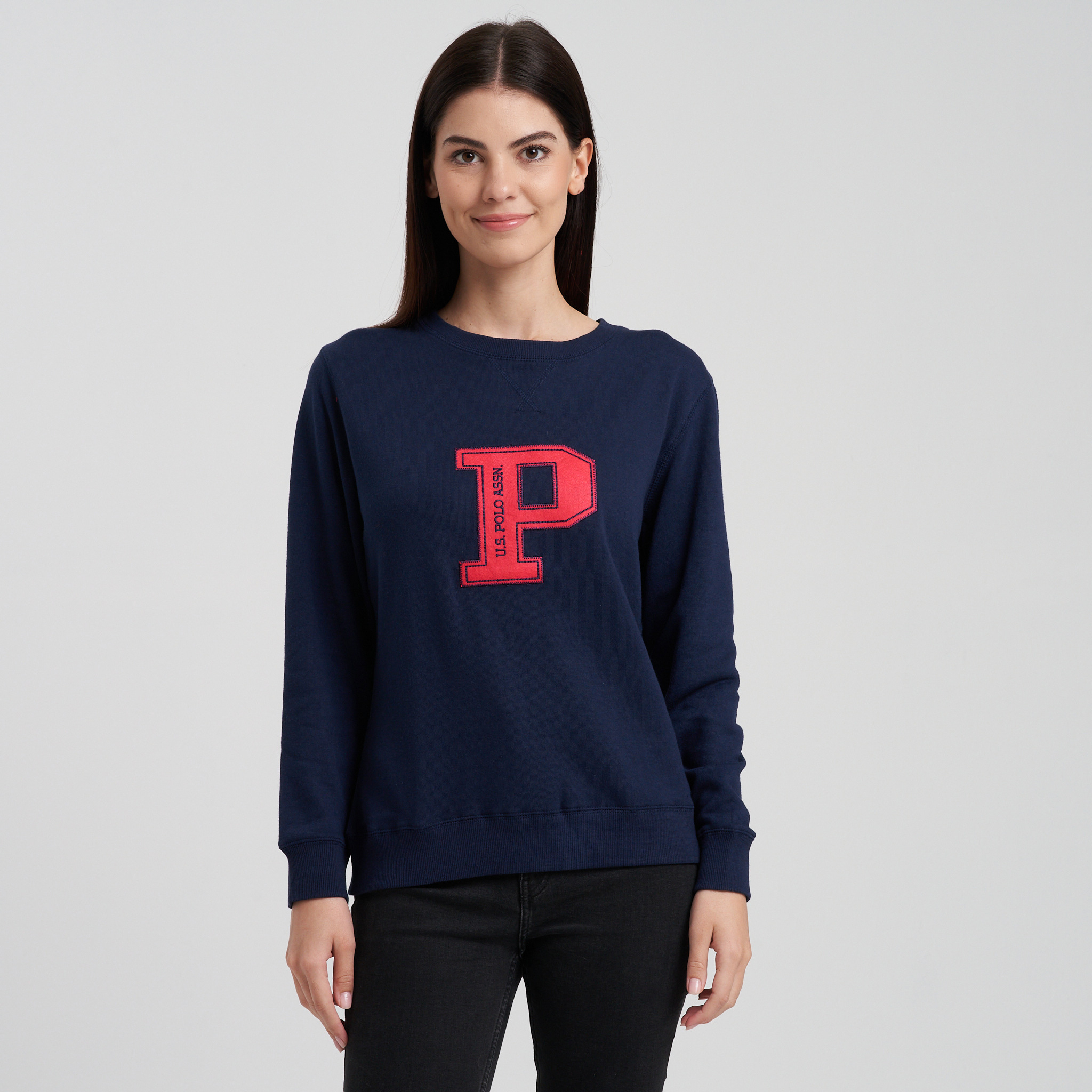 63% off on USPA Ladies Crew Neck Sweatshirt | OneDayOnly