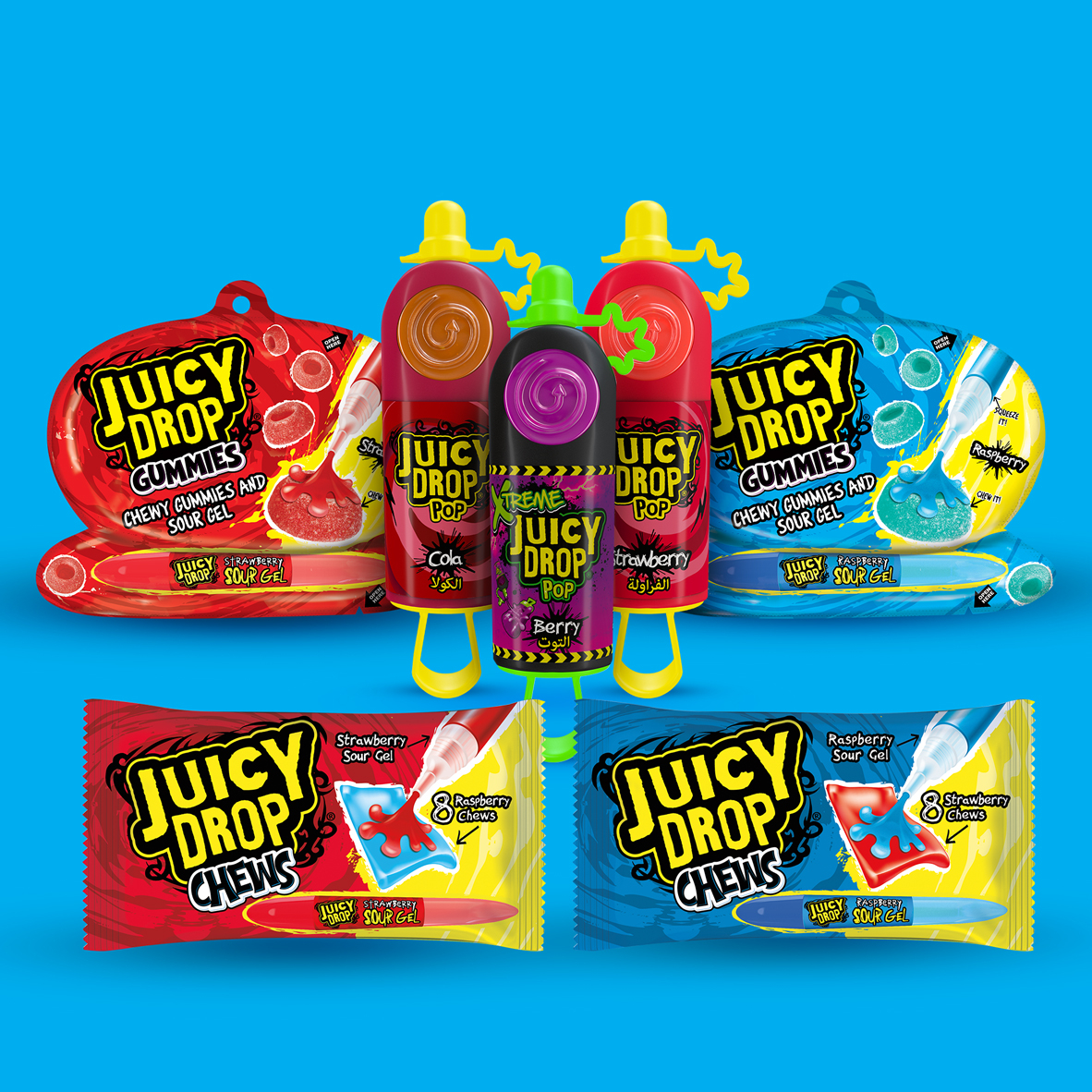 Bazooka 3x Juicy Drop Candies | OneDayOnly