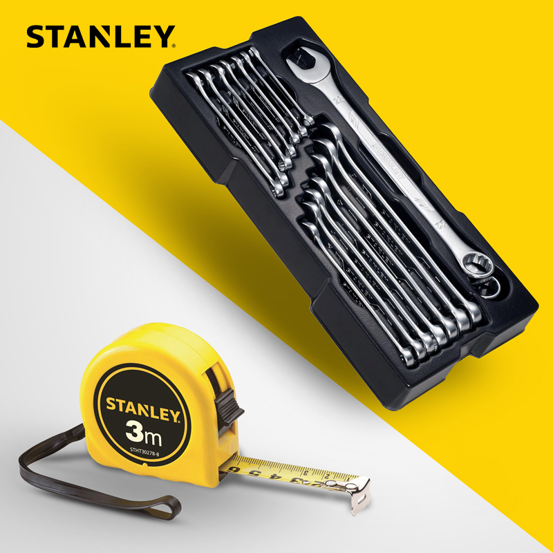 74% off on Stanley Wrench Set and Tape Measurer | OneDayOnly