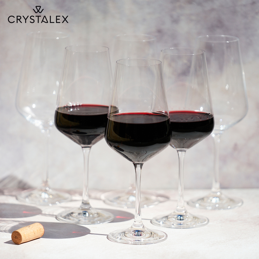 45% off on 6x Sandra Crystal Wine Glasses | OneDayOnly