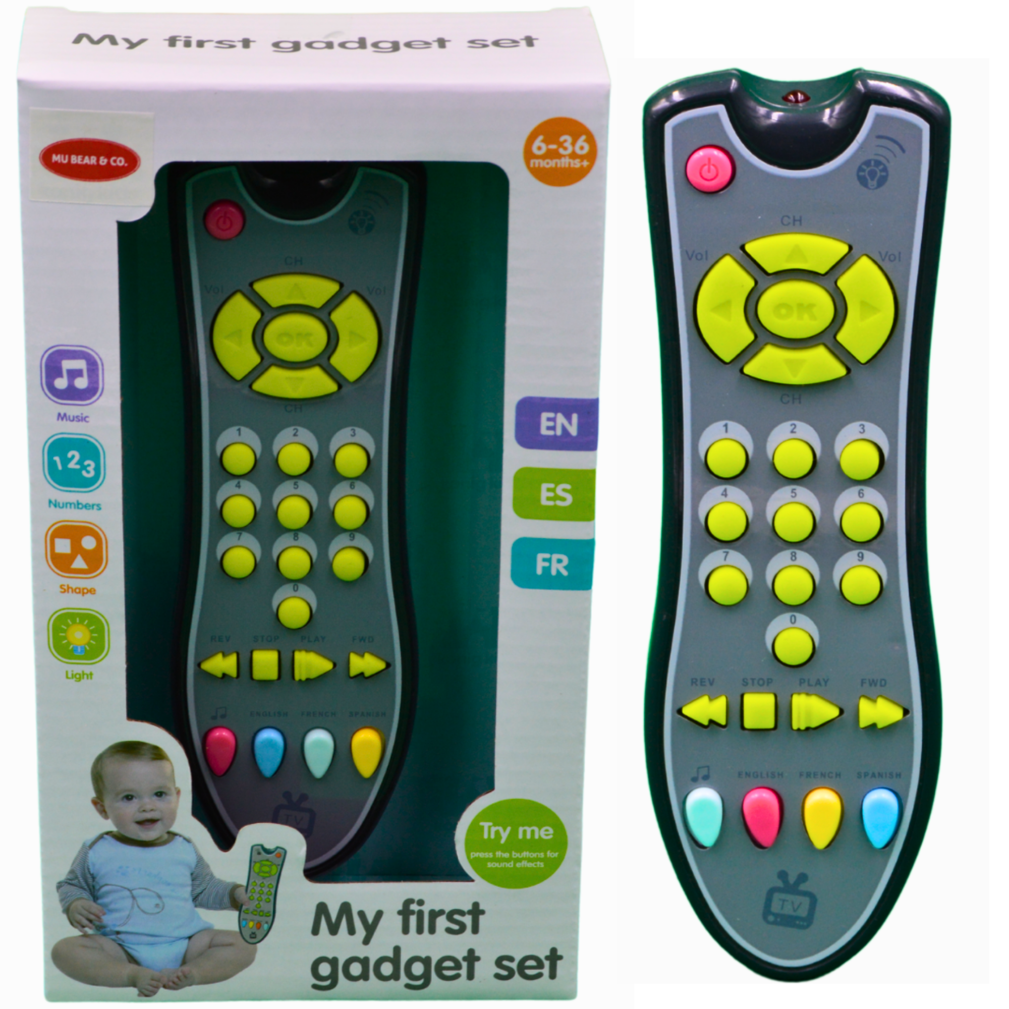 34% off on Mu Bear & Co Baby Remote TV Toy | OneDayOnly