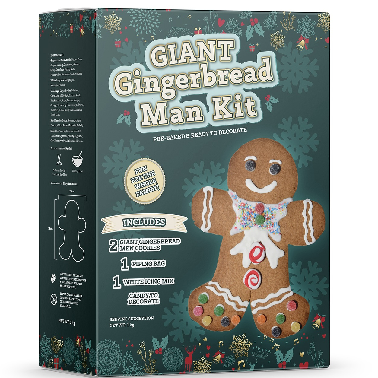 23% off on 1kg Giant Gingerbread Man Kit | OneDayOnly