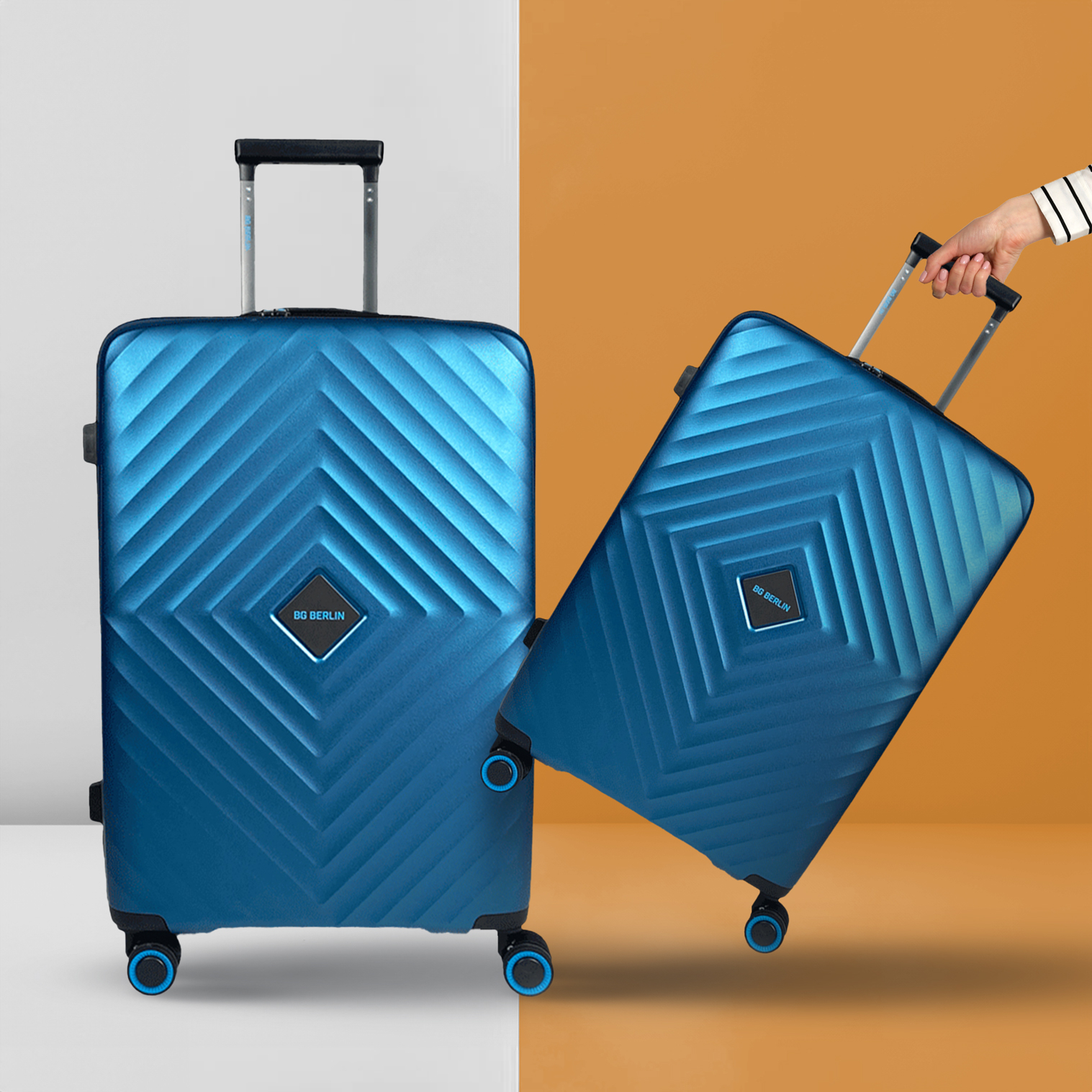 57% off on BG Berlin 2-Piece CUBE Luggage Set | OneDayOnly