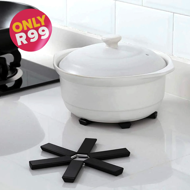 34% off on 2x Heat-Resistant Folding Pot Mats | OneDayOnly