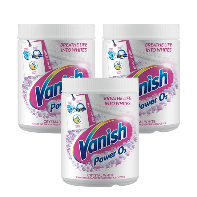 Vanish 3x 800g Crystal Whites | OneDayOnly