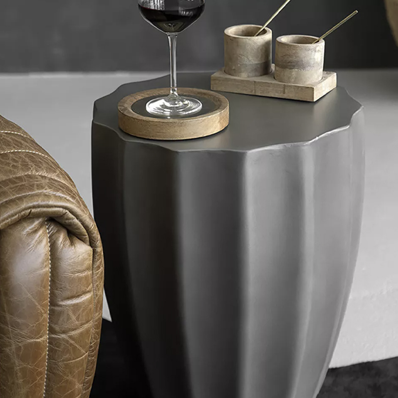 Oliver Light Grey Side Table | OneDayOnly