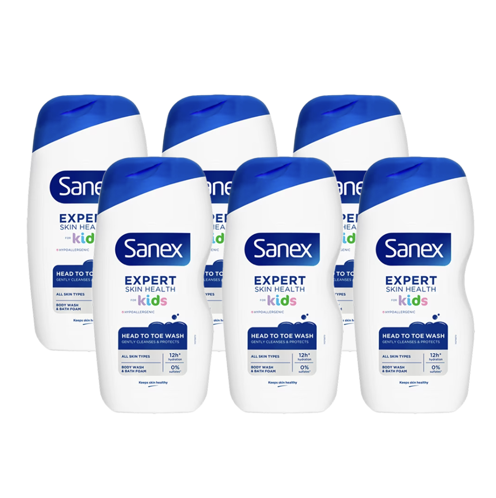 40% off on Sanex 6x 500ml Kids Shower Gels | OneDayOnly
