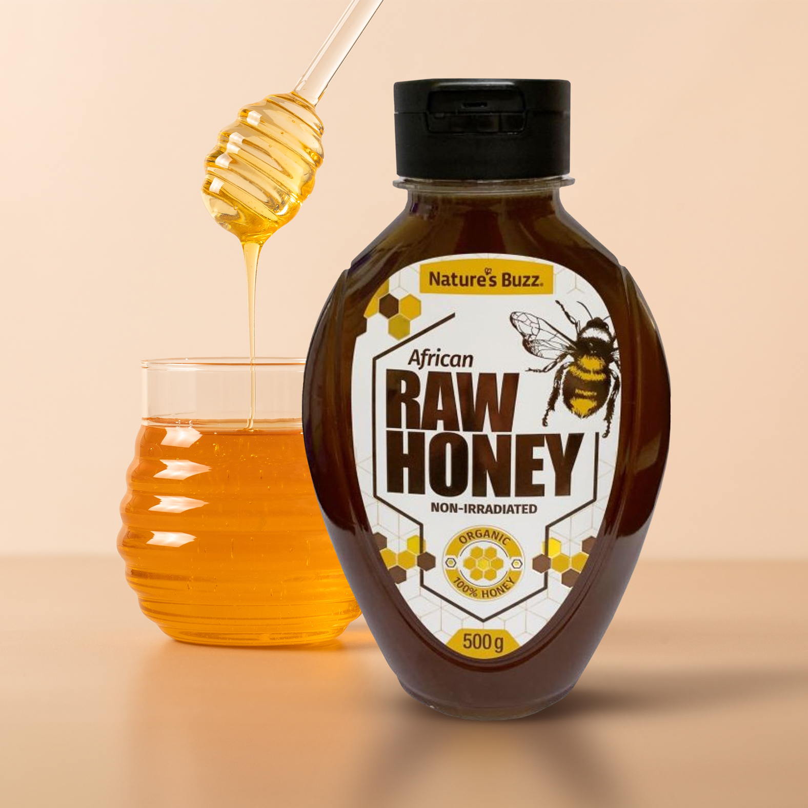 Nature's Buzz 3x Raw African Honey | OneDayOnly