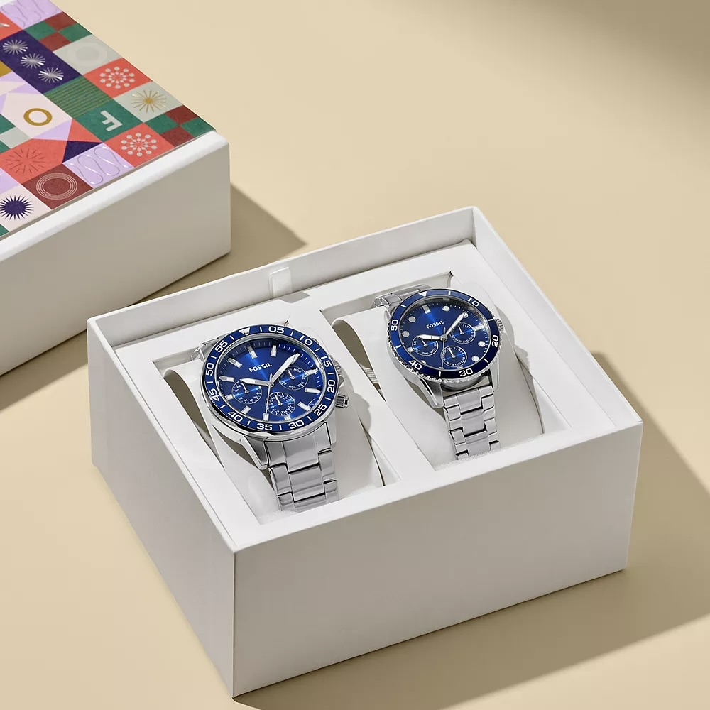 60% off on Fossil His and Hers Bannon Watch Set | OneDayOnly