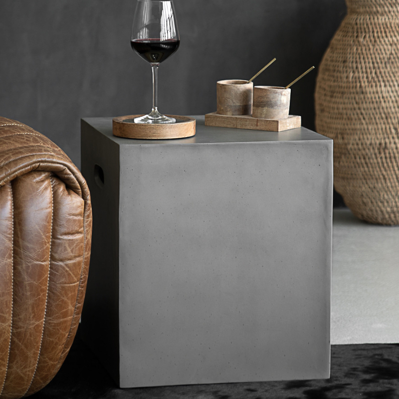 13% off on Harris Cubed Concrete Side Table | OneDayOnly
