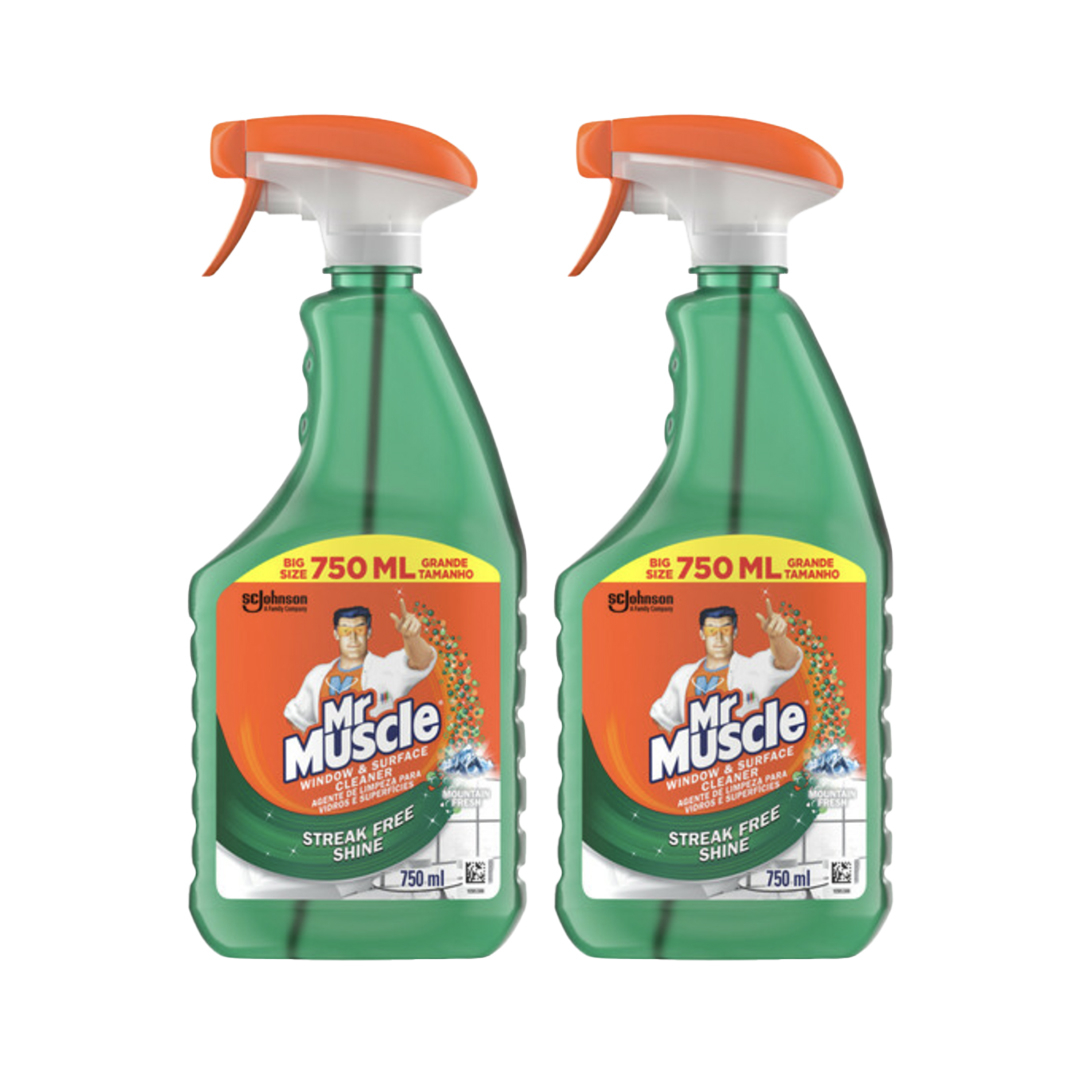 Mr Muscle 2x 750ml Window Cleaners | OneDayOnly