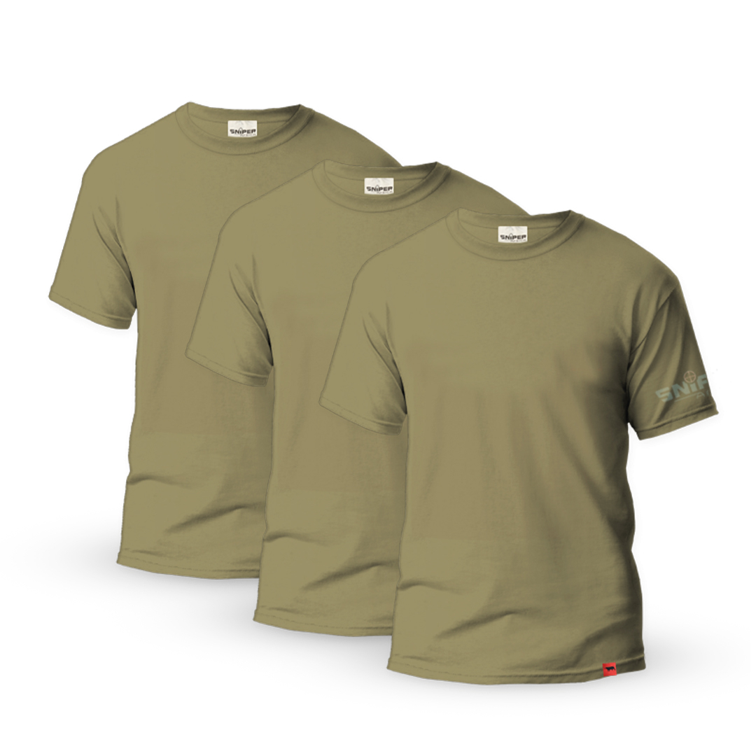 34% off on 3x Men's Basic Short Sleeve T-Shirt | OneDayOnly