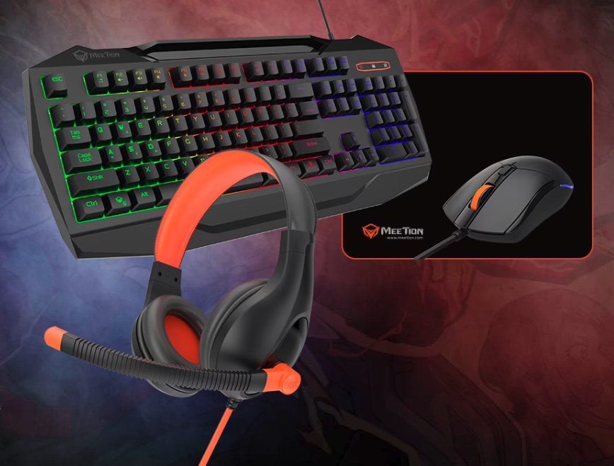Meetion C490 4-in-1 PC Gaming Kit | OneDayOnly