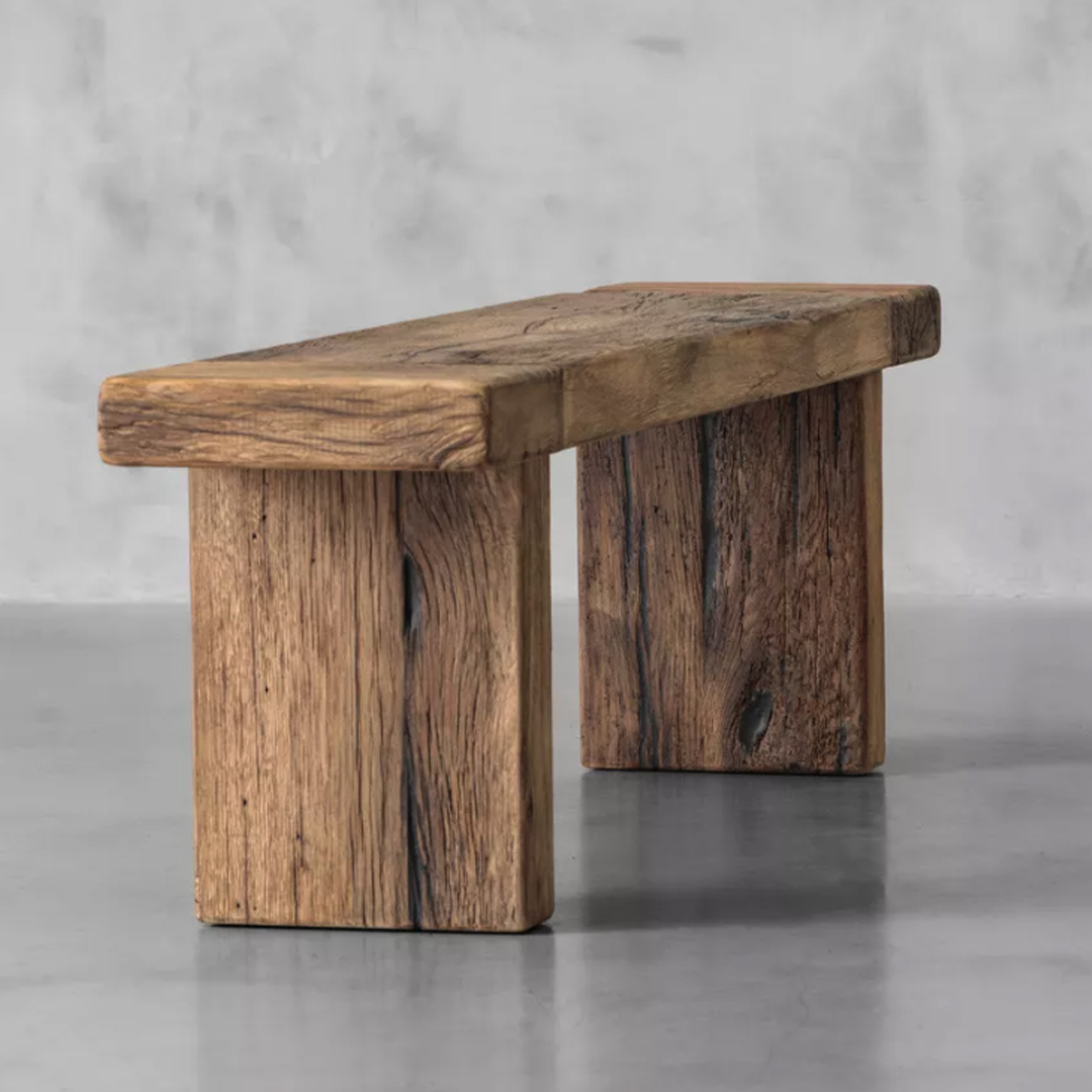 R1,000 off on Erso Solid Reclaimed Oak Bench | OneDayOnly