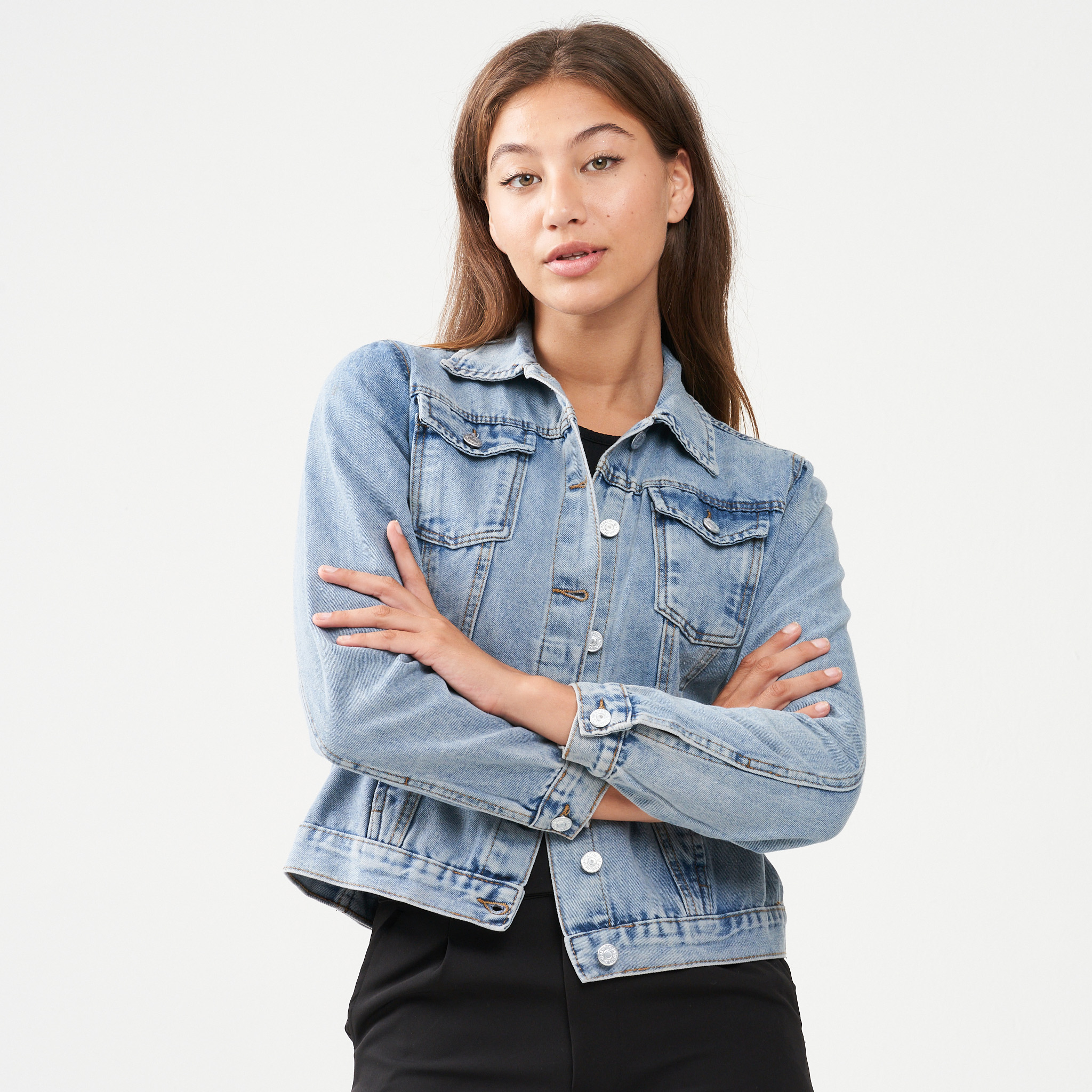 29% off on Ladies 100% Cotton Denim Jacket | OneDayOnly