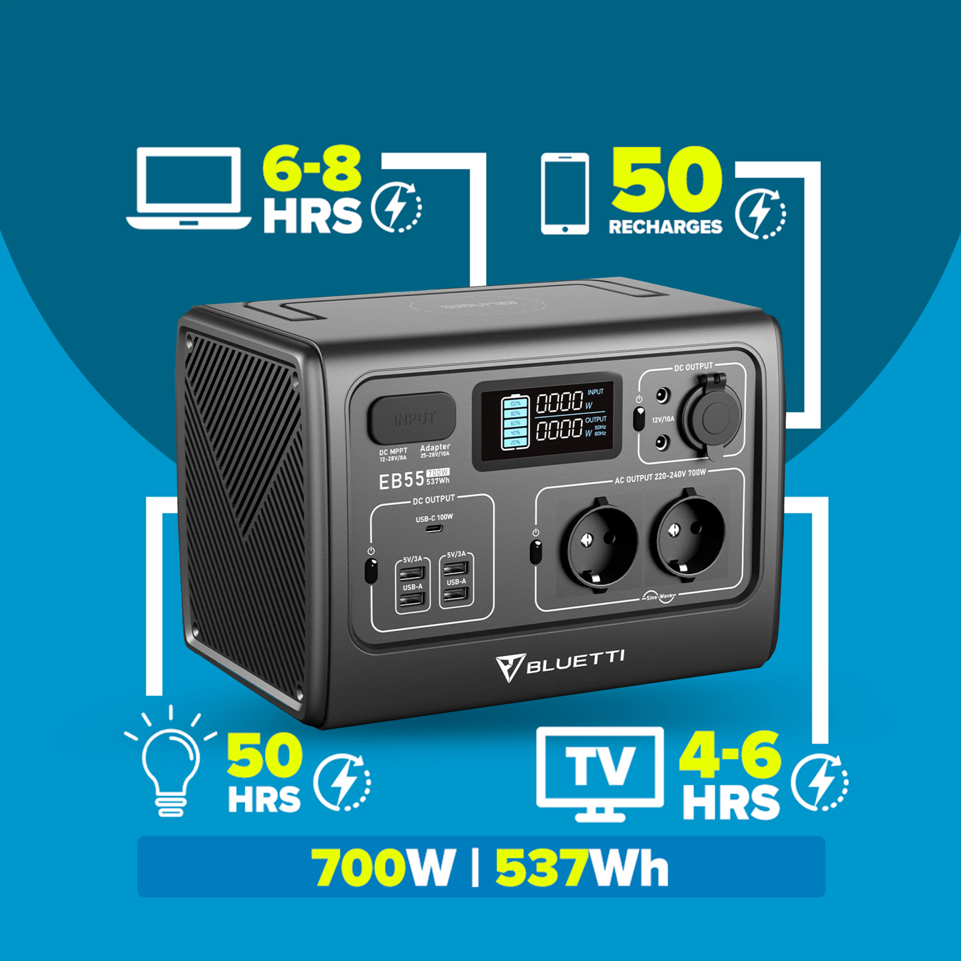 R2,500 off on 700W Portable Power Station | OneDayOnly