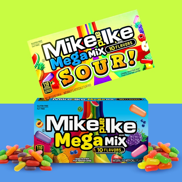 Mike and Ike 6x 120g 10 Flavour Theatre Boxes | OneDayOnly