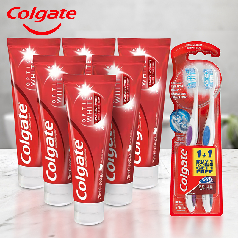 32% off on Colgate 8-Piece Optic White Bundle | OneDayOnly