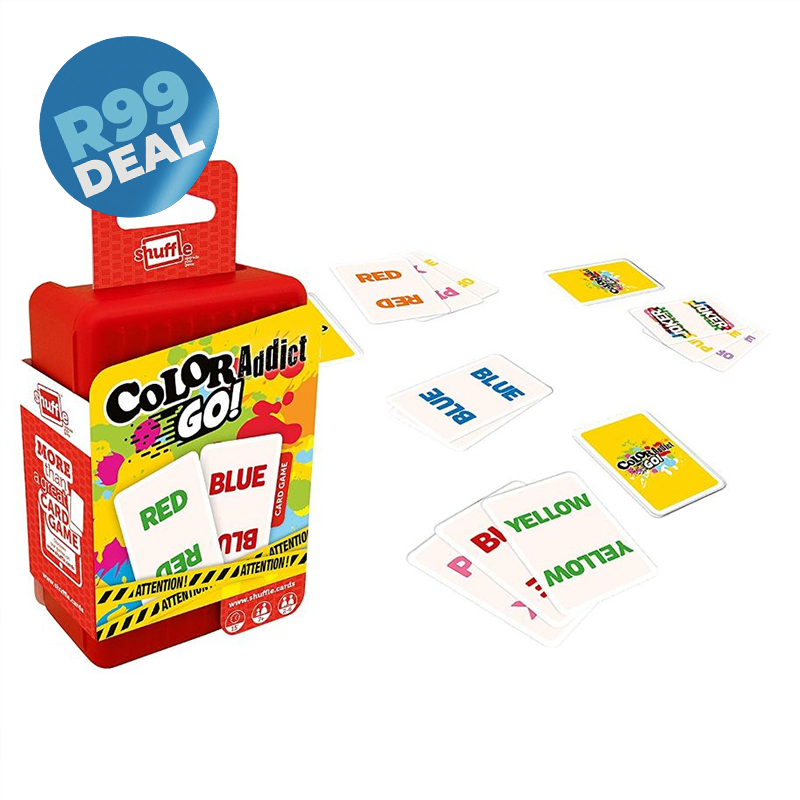 38% off on Shuffle Colour Addict Go Card Game | OneDayOnly