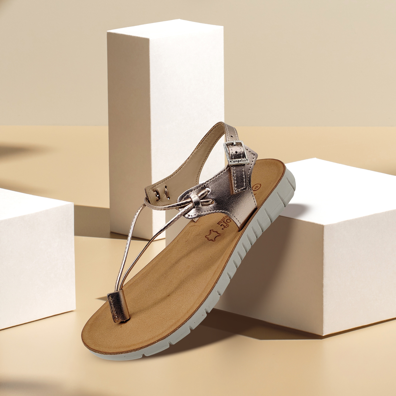 22% off on Ladies Leather Michelle Sandals | OneDayOnly