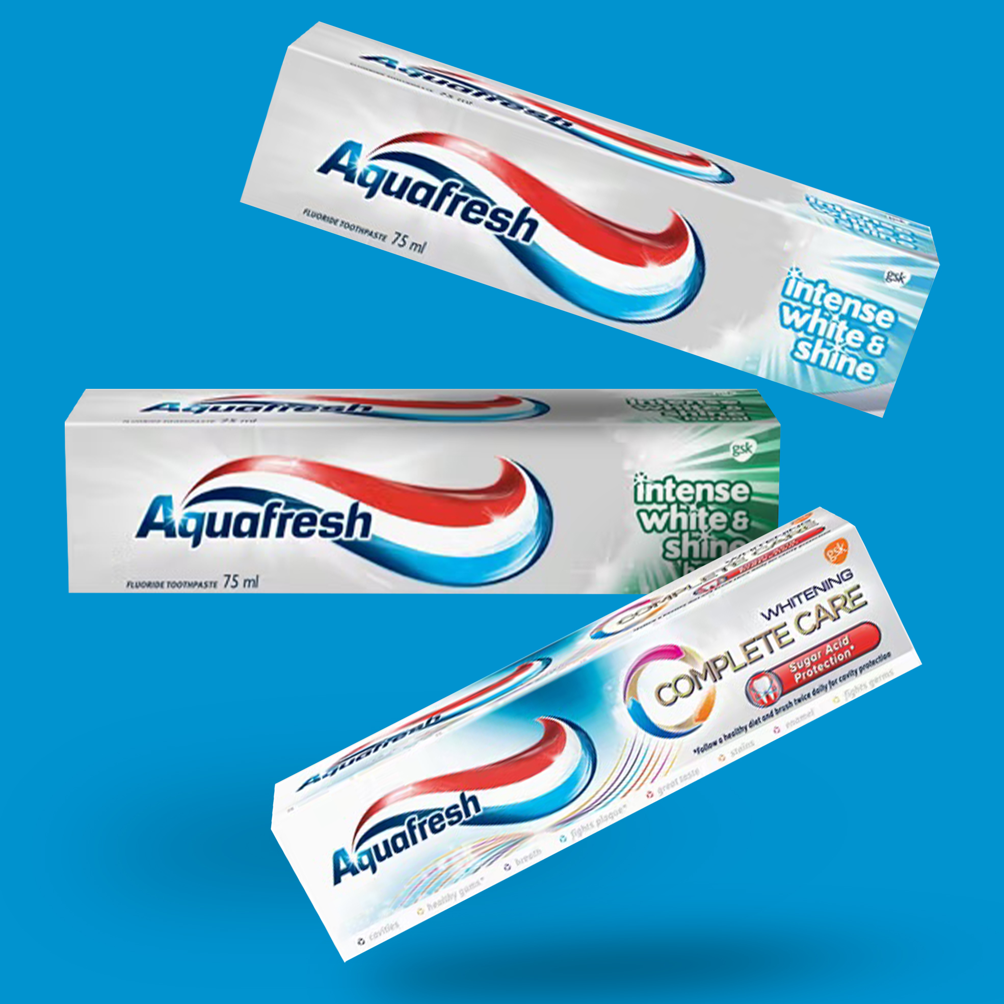 17% off on Aquafresh 6x 75ml Toothpastes | OneDayOnly