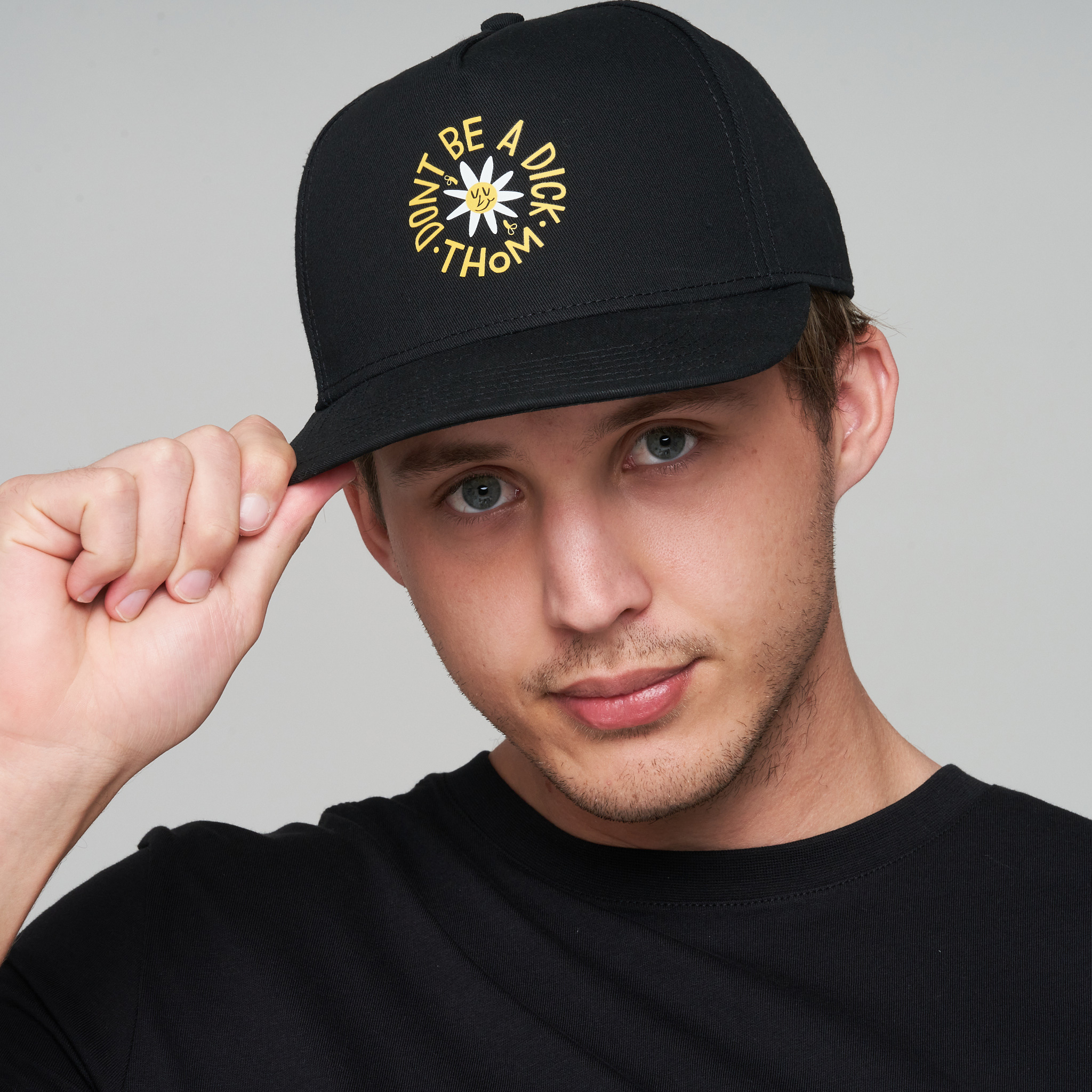 27% off on Men's Flat Peak Snapback Caps | OneDayOnly