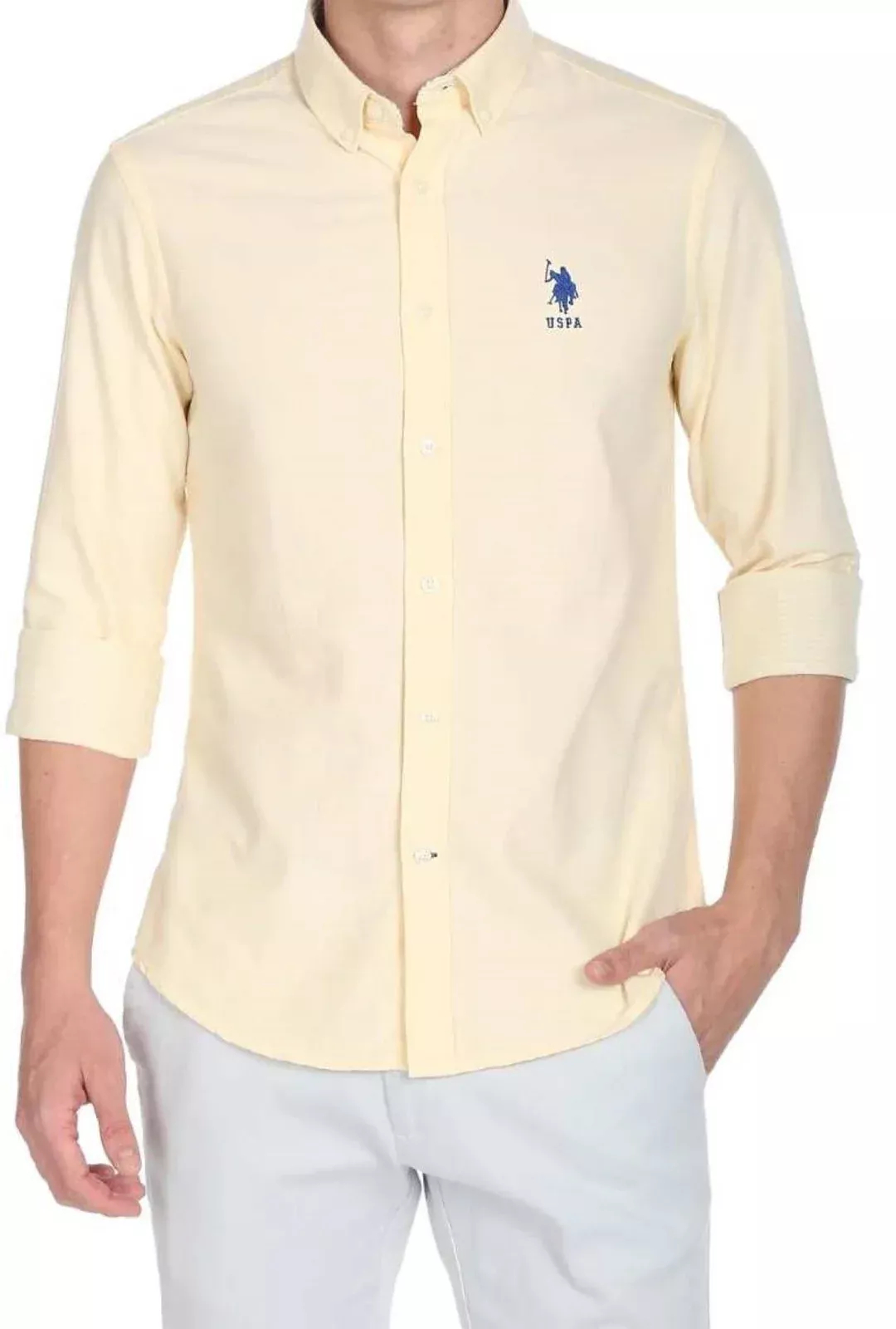 45% off on USPA Men's Oxford Woven LS Shirt | OneDayOnly