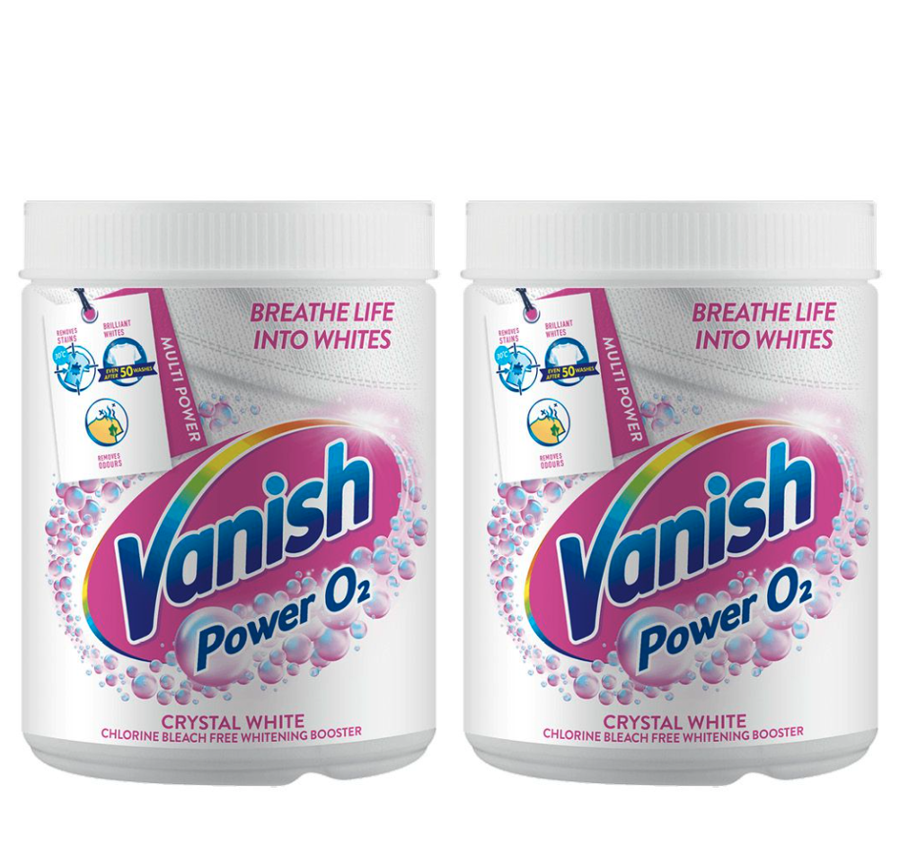 25% off on Vanish 2x 800g Crystal Whites Powder | OneDayOnly