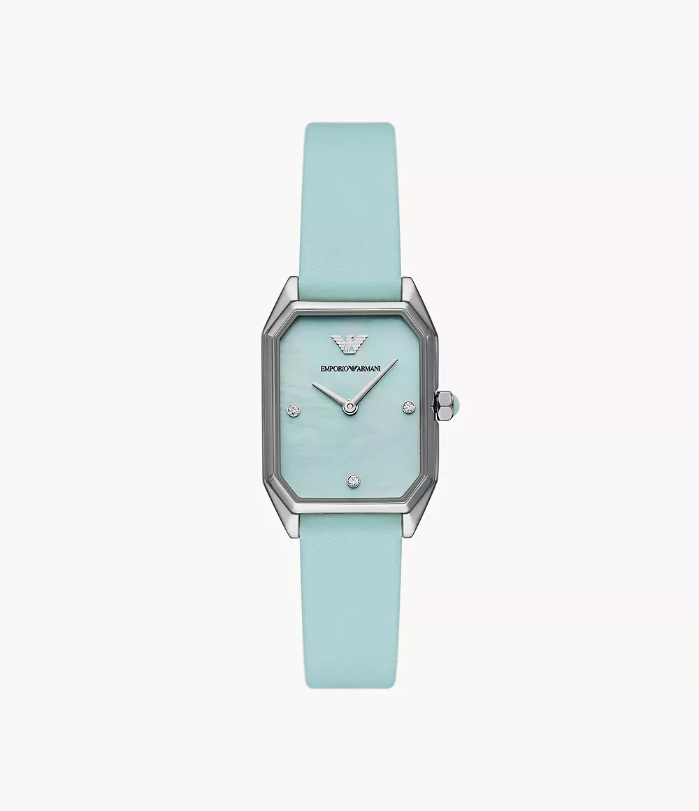 56% off on Ladies Two-Hand Blue Leather Watch | OneDayOnly