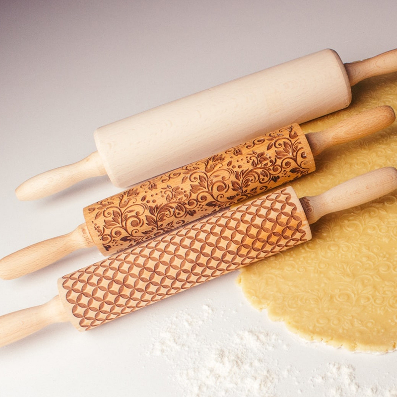 45% off on Patisse Decorative Rolling Pin | OneDayOnly