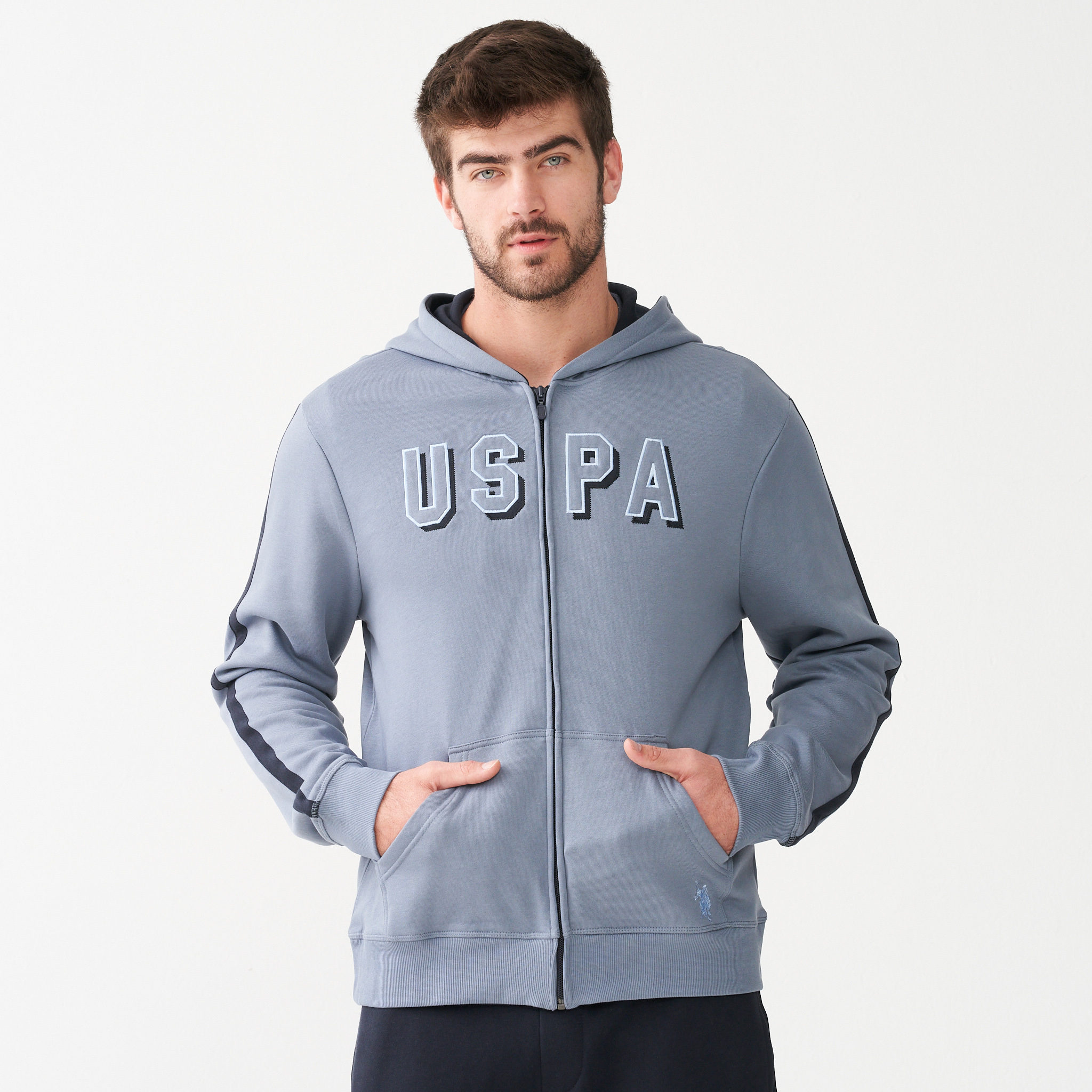 36% off on USPA Men's Full Zip-Up Sweatshirt | OneDayOnly