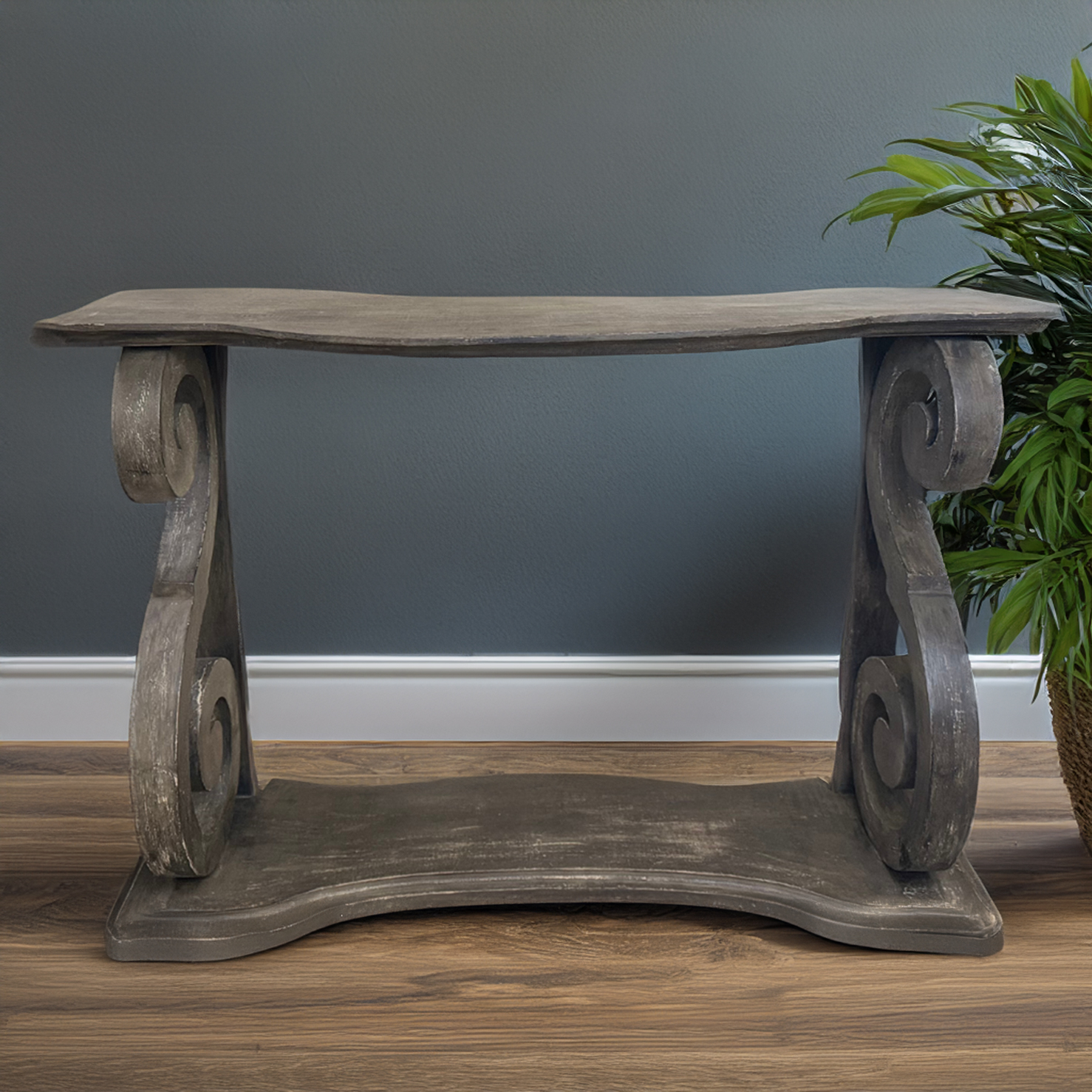 26% off on Rustic Grey Unique Console | OneDayOnly