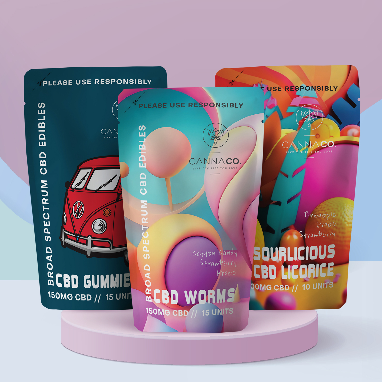 36% off on Cannaco. 2x 15's 150mg CBD Gummies | OneDayOnly