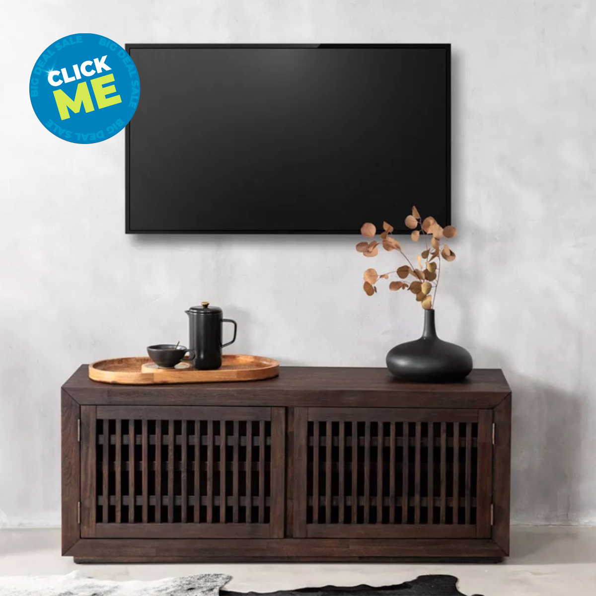 R700 off on Mantis Solid Acacia Wood TV Stand | OneDayOnly