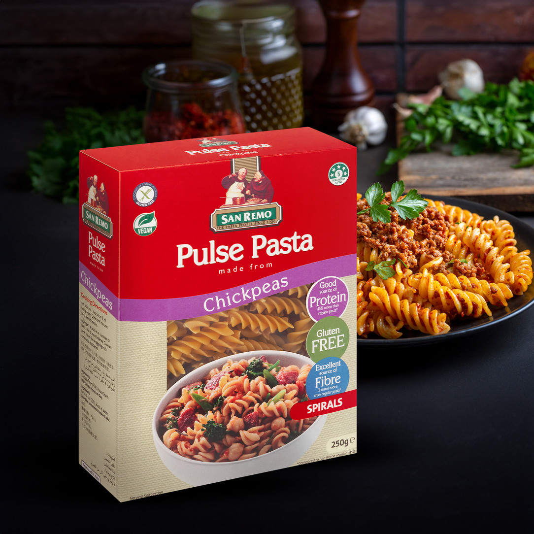 34% off on 5x 250g Pulse Chickpea Pastas | OneDayOnly