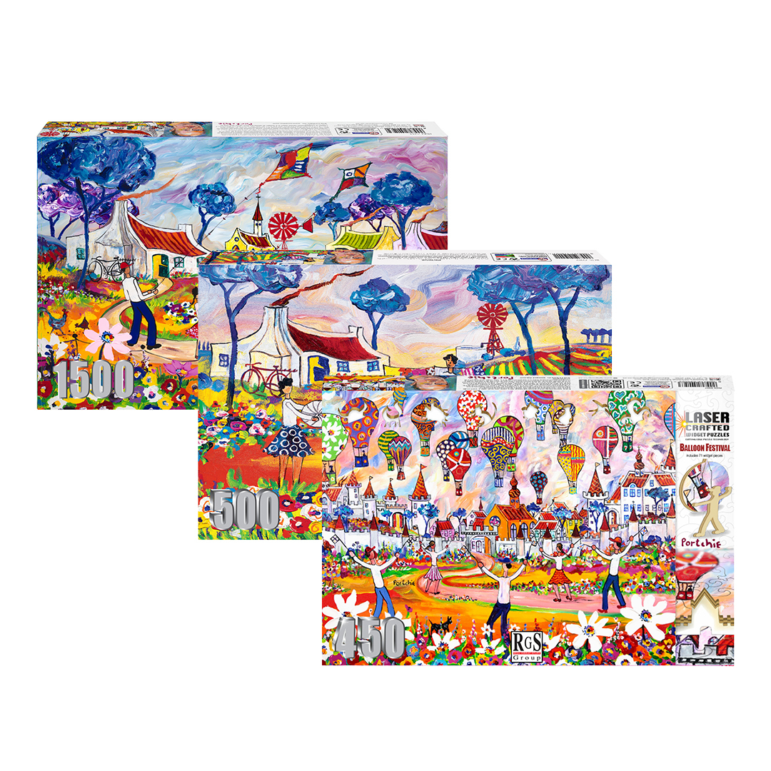 41% off on RGS 3x Colourful Portchie Puzzles | OneDayOnly
