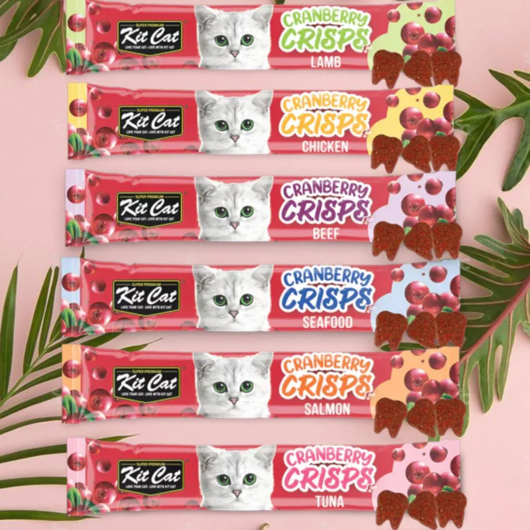 38% off on Kit Cat 8x 20g Cranberry Crisps | OneDayOnly