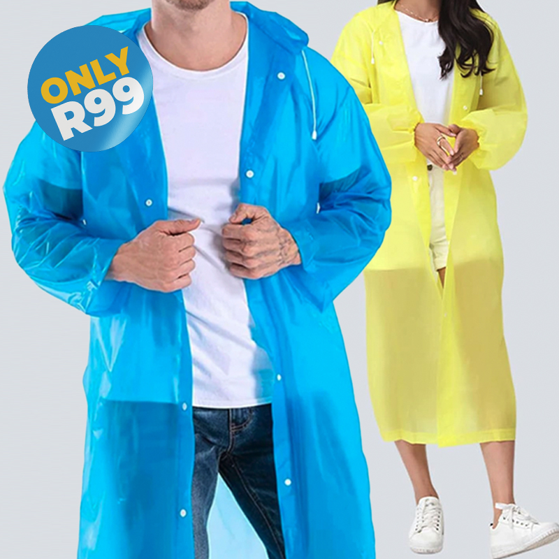45% off on Eva Unisex Lightweight PEVA Raincoat | OneDayOnly