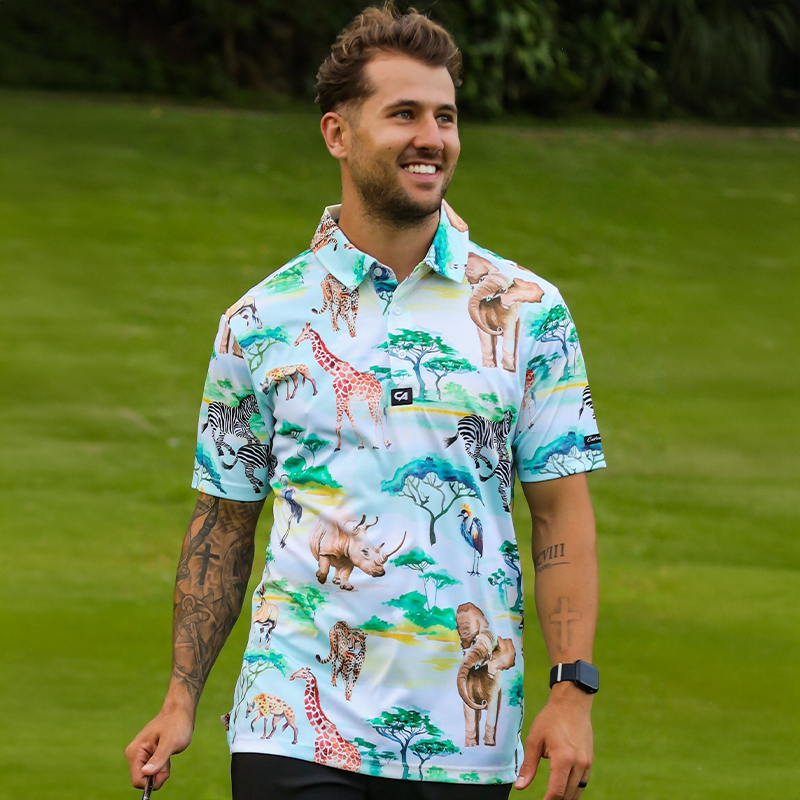 20% off on Men's Funky Golf Shirts | OneDayOnly