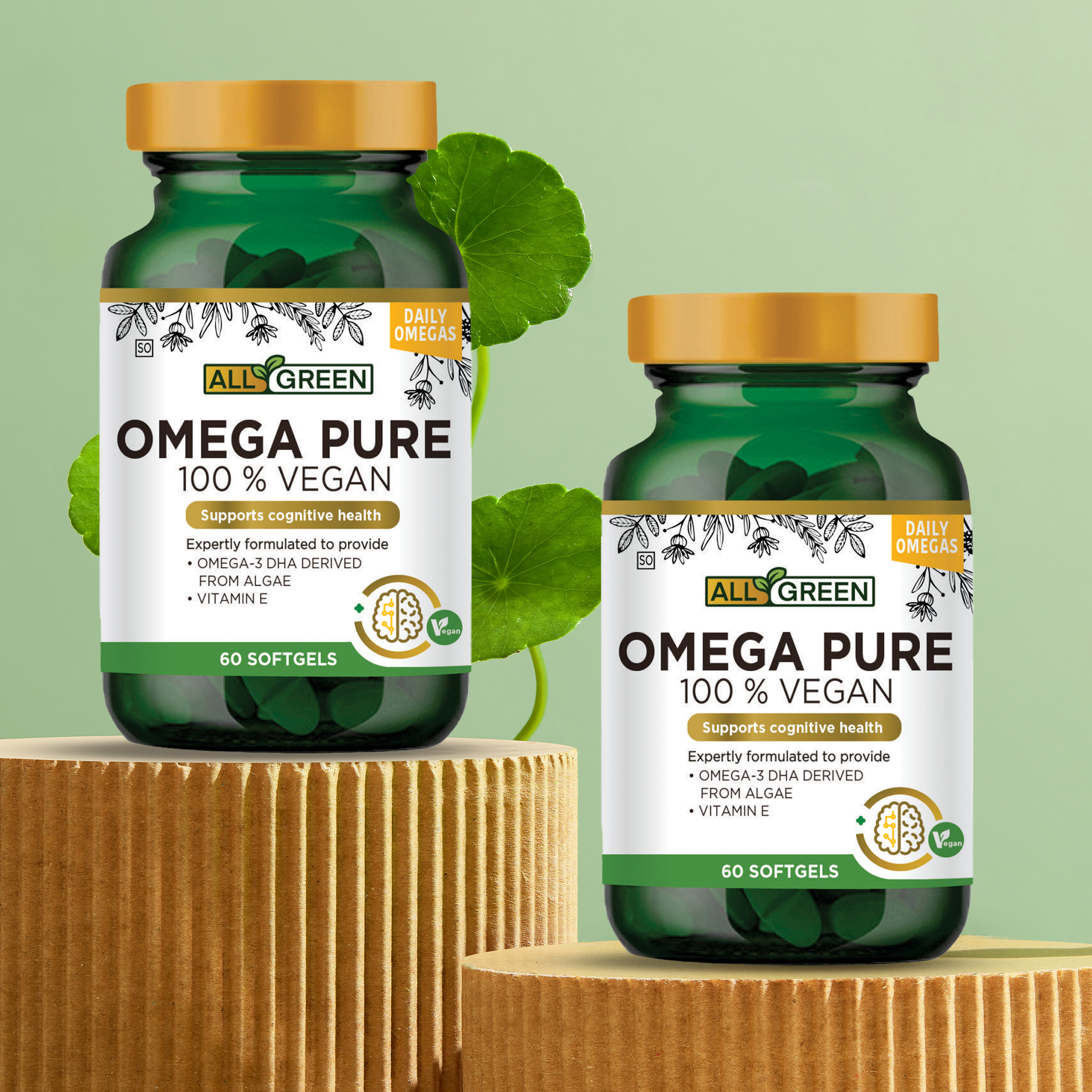 39% off on 2x 60's Omega Pure Capsules | OneDayOnly