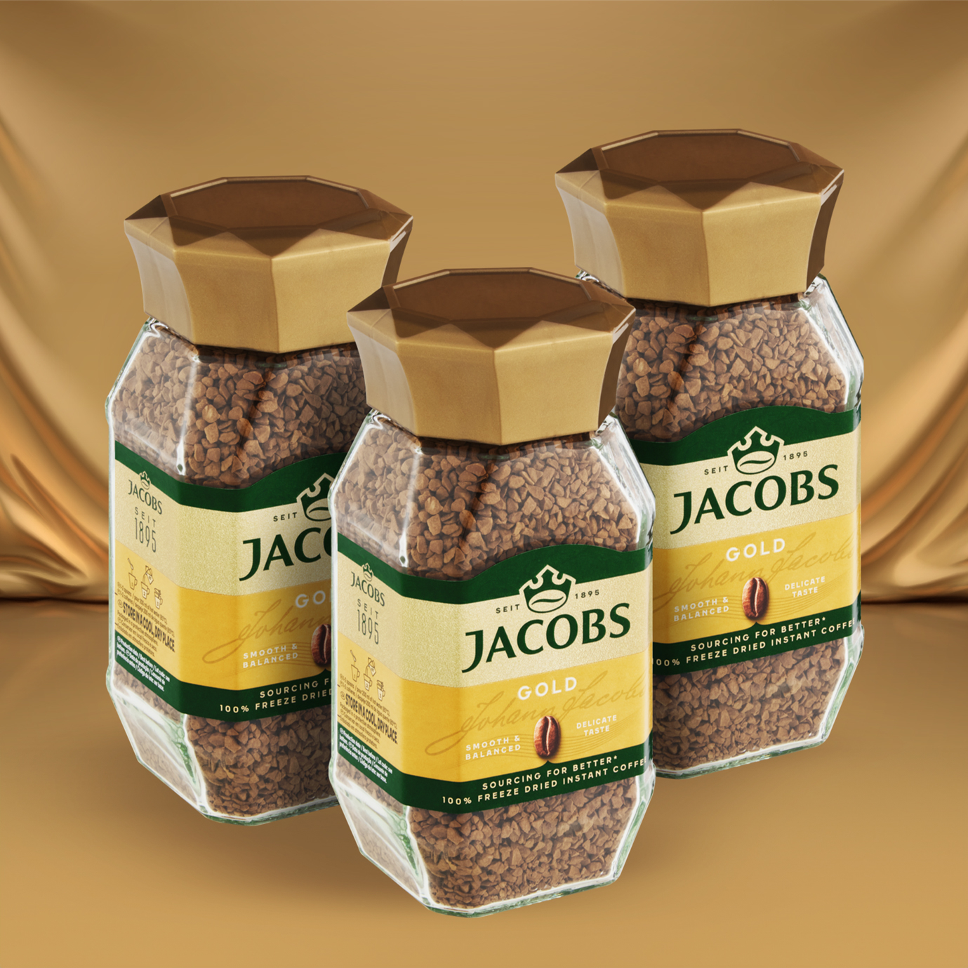 31% off on Jacobs 3x 95g Instant Coffee Jars | OneDayOnly
