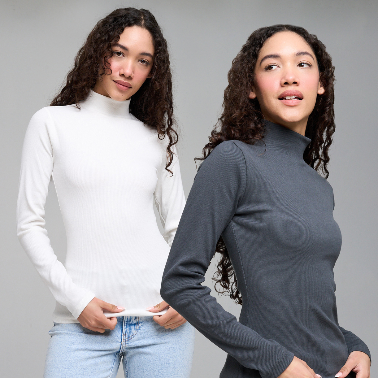 63% off on Ladies Classic Ribbed Turtle Neck | OneDayOnly