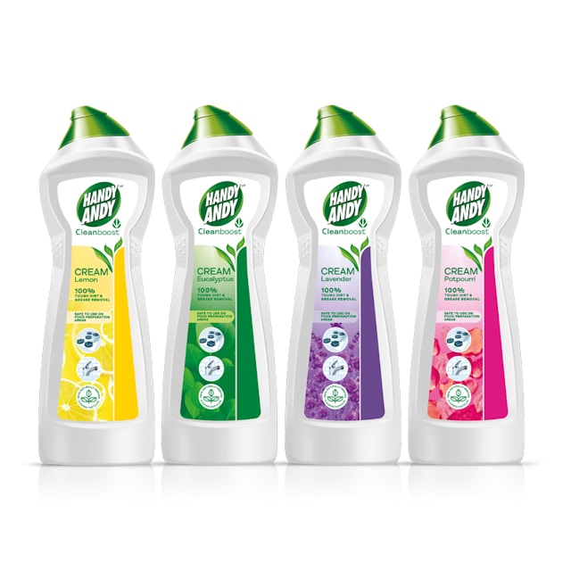 Handy Andy 5x 750ml Spring Cleaning Creams | OneDayOnly