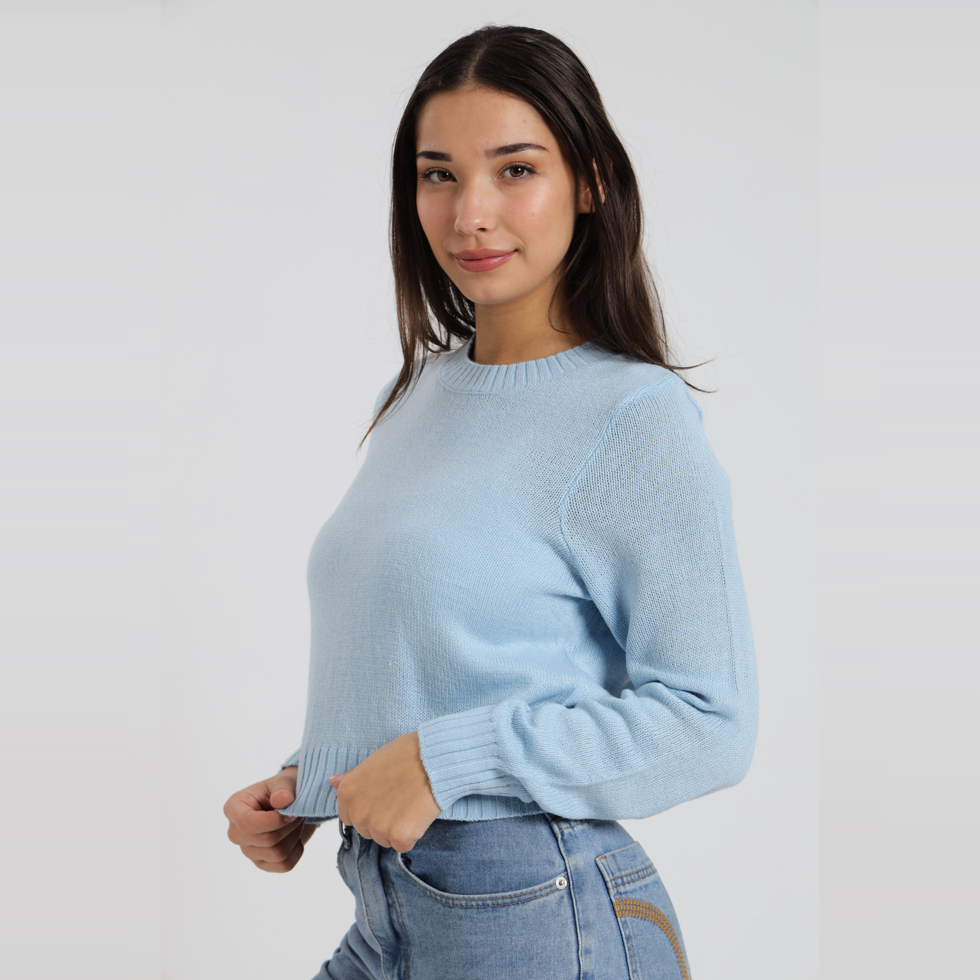 50% off on Ladies Dara Crew Neck Sweater Jersey | OneDayOnly