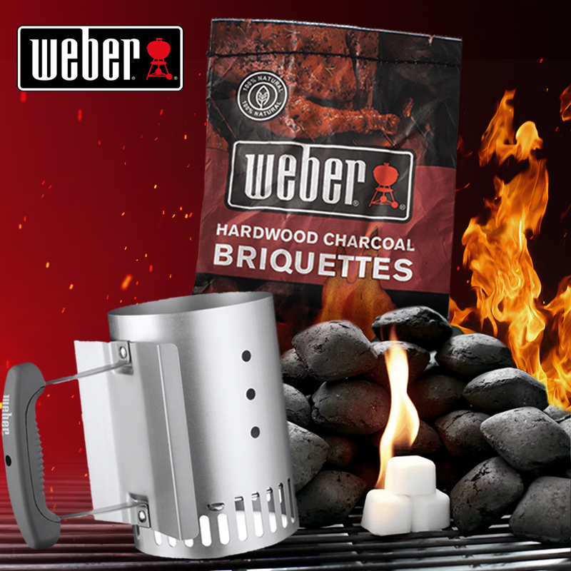 50% off on Mini Chimney Starter Kit with Briquettes and Fire Lighter ...