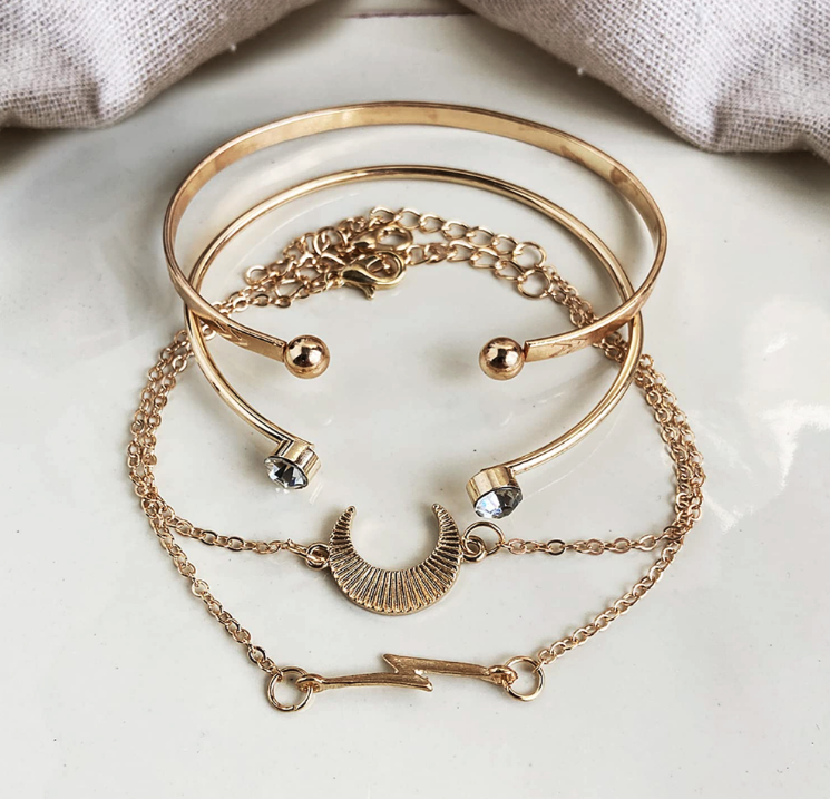 34% off on 4-Piece Celestial Bracelet Set | OneDayOnly